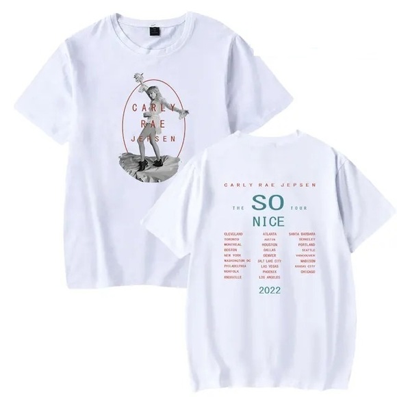 Gildan | Tops | Carly Rae Jepsen Merch So Nice Tour Dancing Flower Tee ...